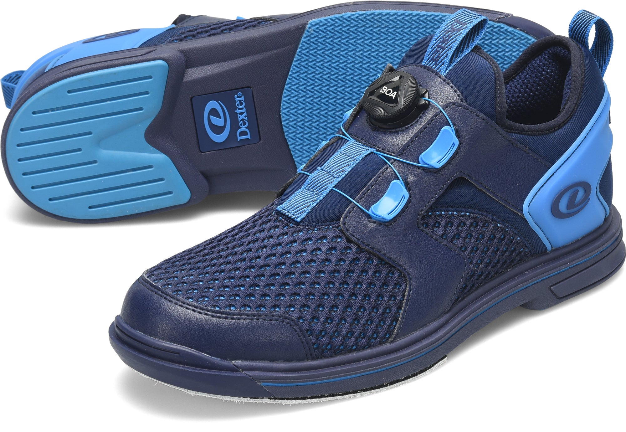 Dexter Pro BOA Navy WIDE Bowling Shoes | Pro Approach Bowling