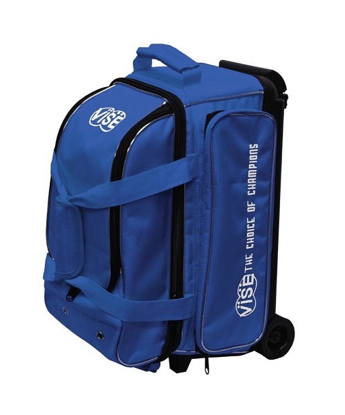 Vise 2 Ball Classic Roller Blue Bowling Bag | Pro Approach Bowling